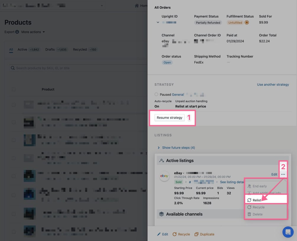 How to Safely Cancel and Refund Orders in eBay and Relist via Lister
