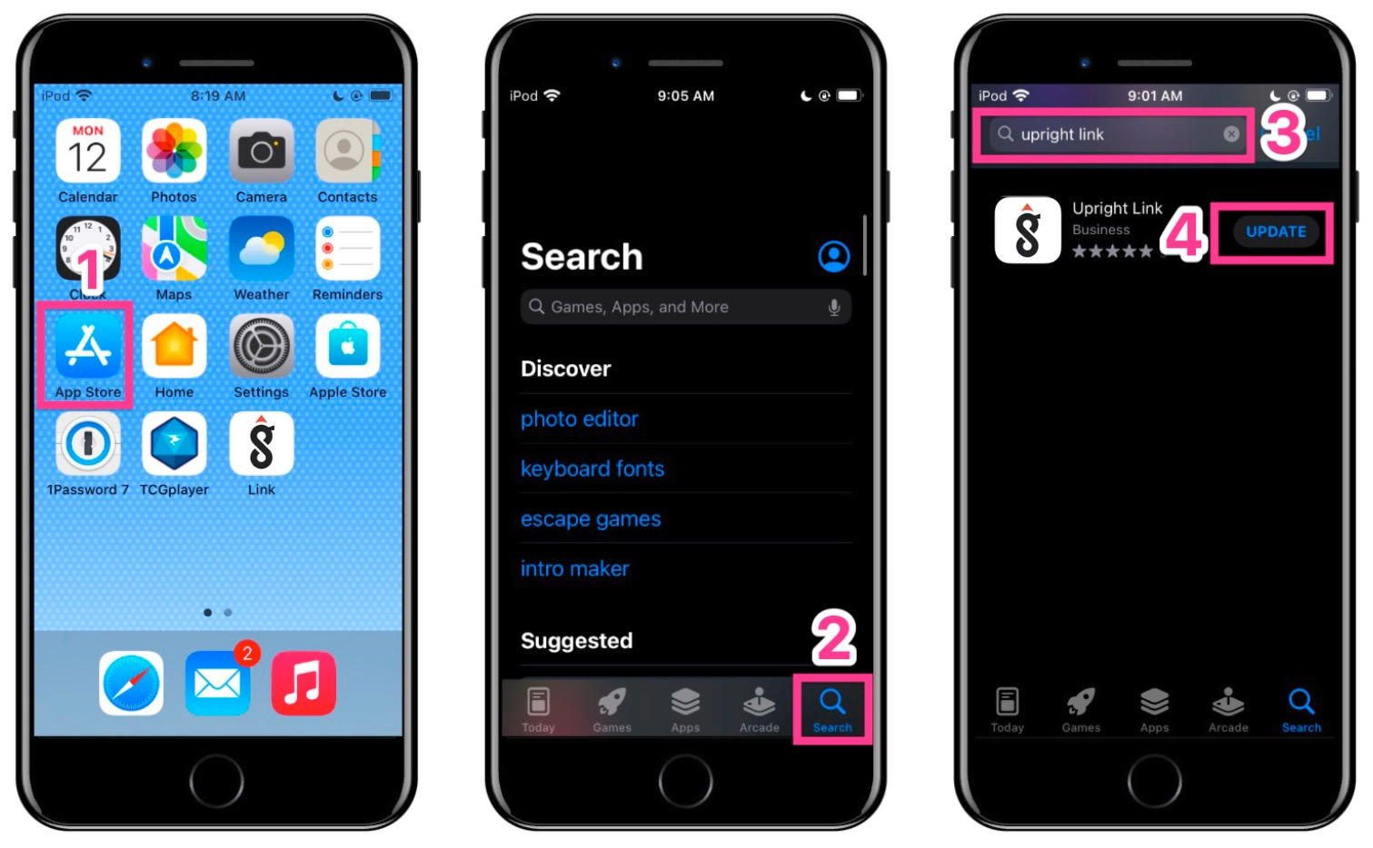 How to Download, Login, and Logout of Upright Link