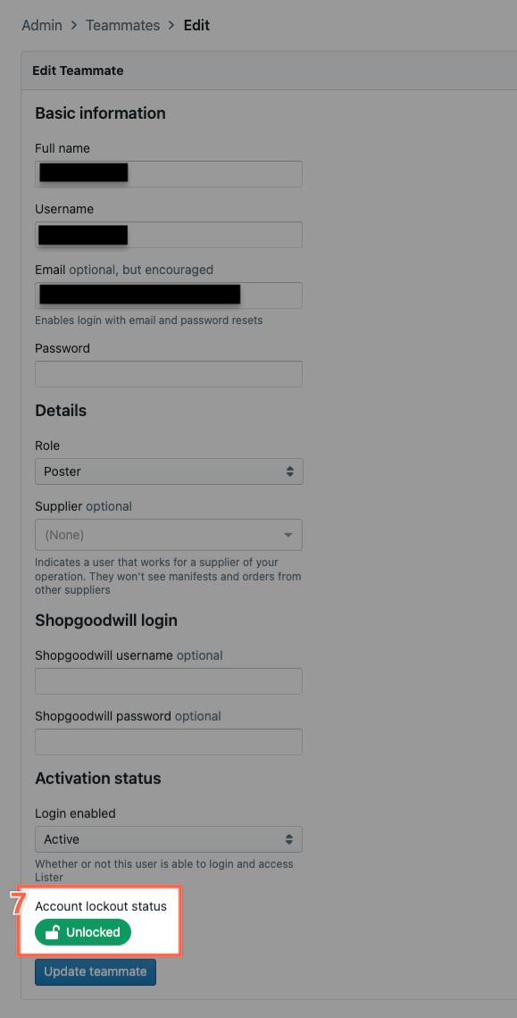 How to Unlock a User Account